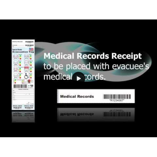 Disaster Evacuation Tag