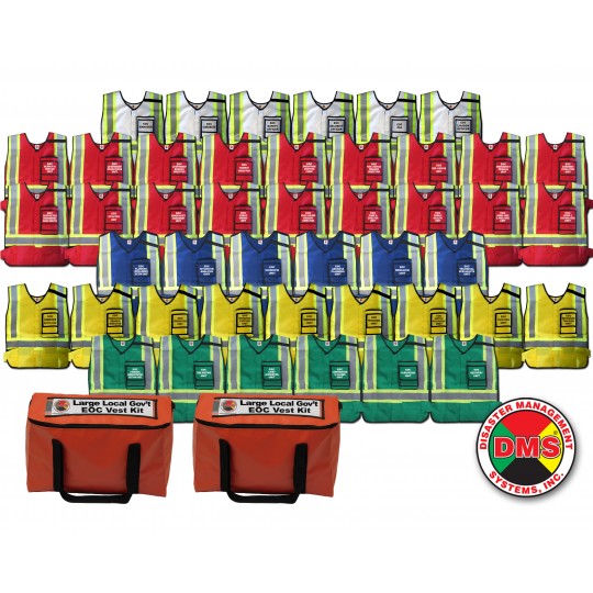 EOC Vest Kit for Large Local Government - 45 Position