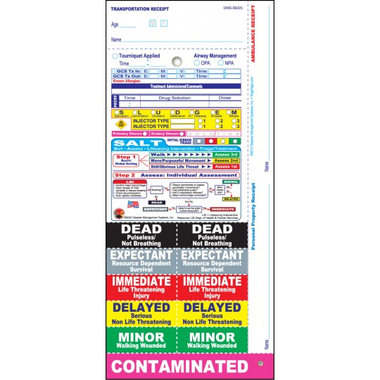 All Risk® Triage Training Tag