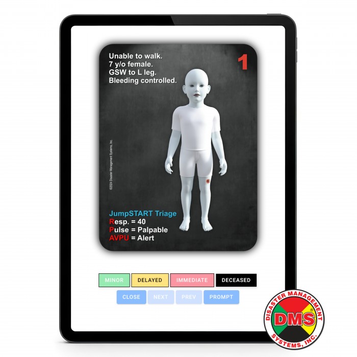Digital Access to Digital Pediatric Active Shooter Victim Cards