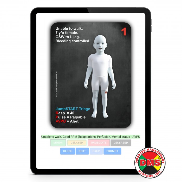 Digital Access to Digital Pediatric Active Shooter Victim Cards