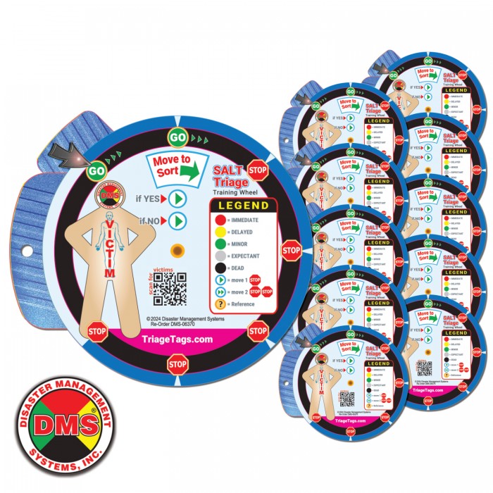 SALT Triage Training Wheel 10 Pack