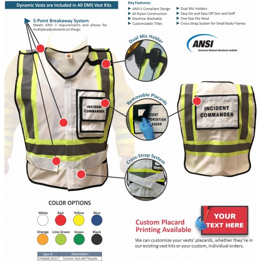 Field Incident Command Vest Kit