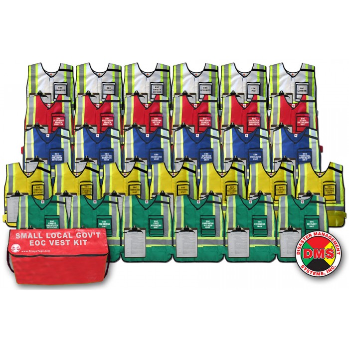 EOC Vest Kit for Small Local Government - 31 Position