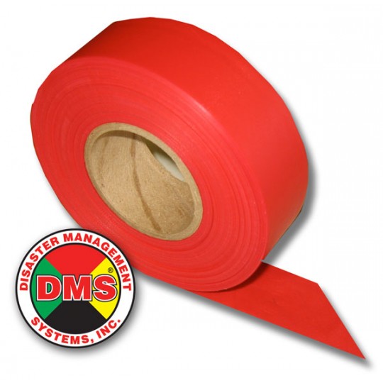 Triage Ribbon Roll, IMMEDIATE Red