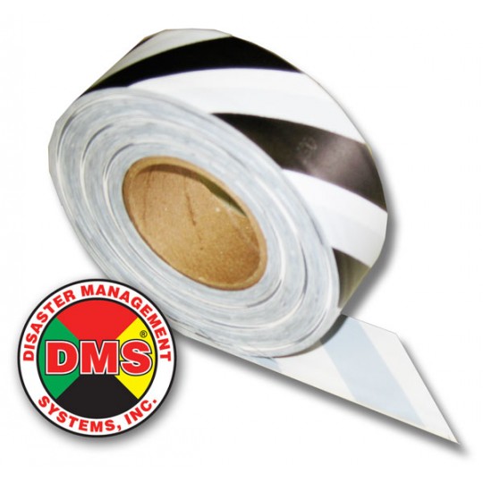 Triage Ribbon Roll, DEAD/MORGUE Black/White