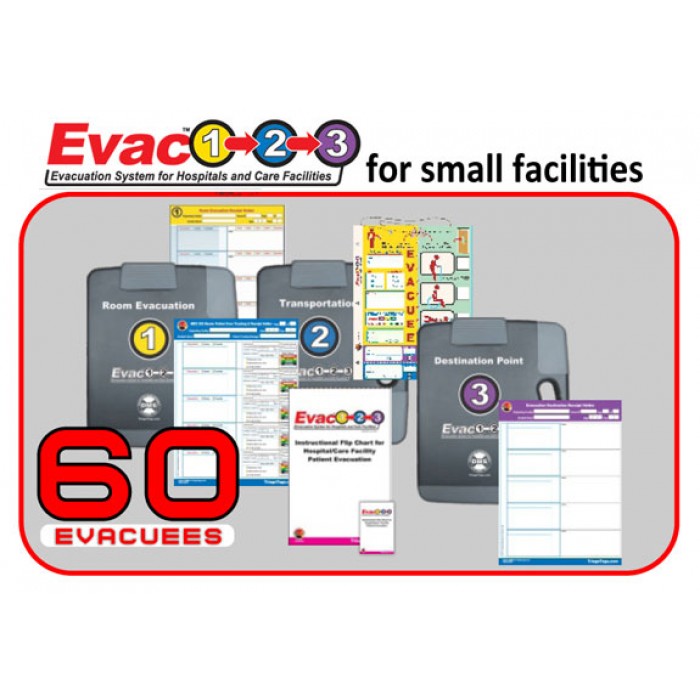 Evac123® Small Hospital/Facility Evacuation 60 Package