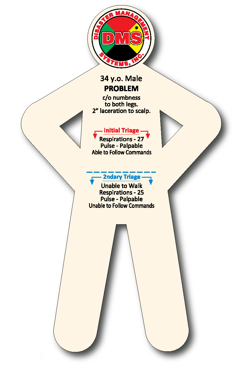 Triage Victim Practice Scenarios