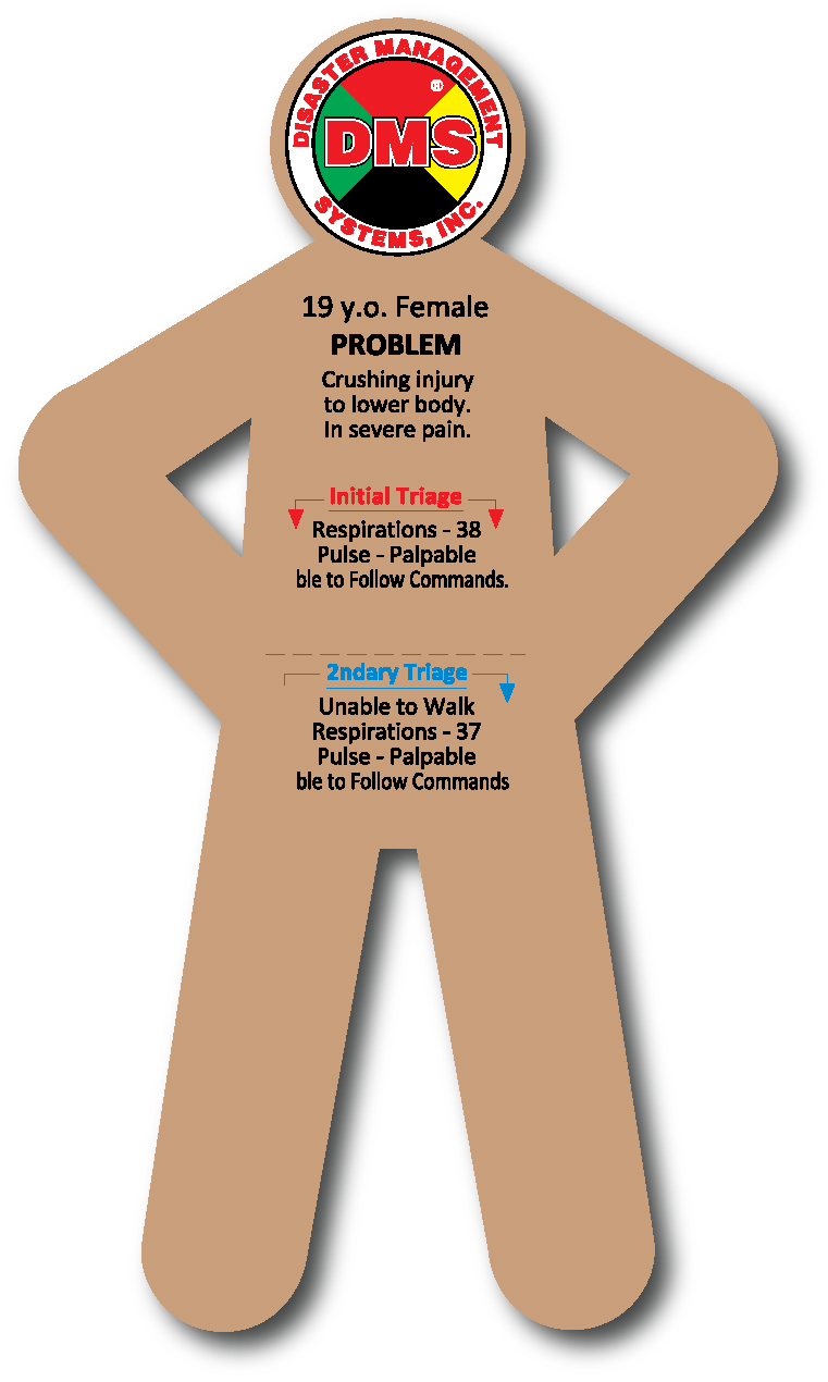 Triage Victim Practice Scenarios